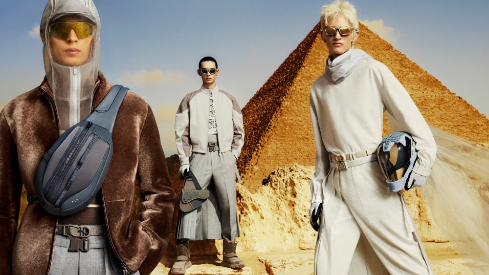 Dior Homme platforms the Pyramids of Giza in latest campaign – ART IS ALIVE