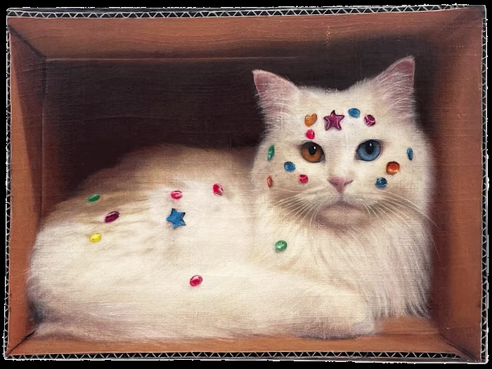 Joseph Jones’ cats at Chapter NY – ART IS ALIVE